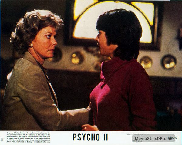 Psycho II - Lobby card with Vera Miles & Meg Tilly