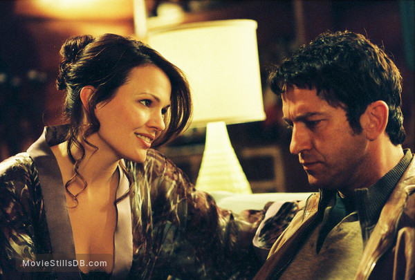 Butterfly on a Wheel - Publicity still of Claudette Mink & Gerard Butler
