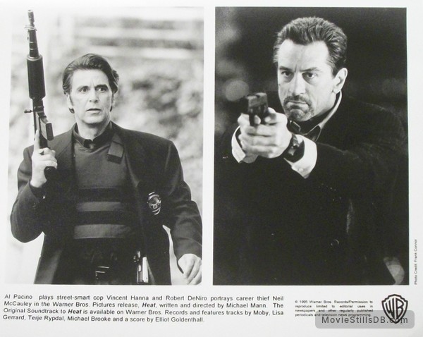 Heat - Lobby card with Al Pacino & Robert De Niro