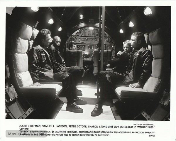 Sphere Cinema Posters Sharon Stone Dustin Hoffman Samuel Jackson