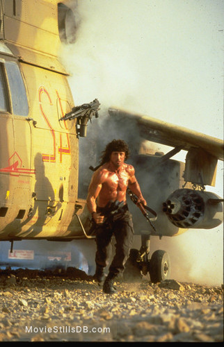 Rambo III - Publicity still of Sylvester Stallone