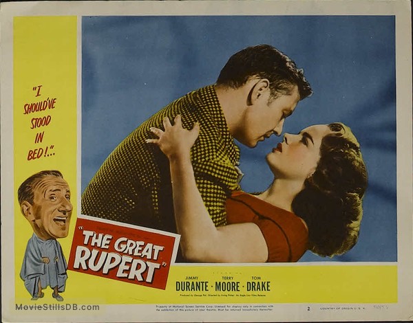 The Great Rupert - Lobby card with Tom Drake & Terry Moore