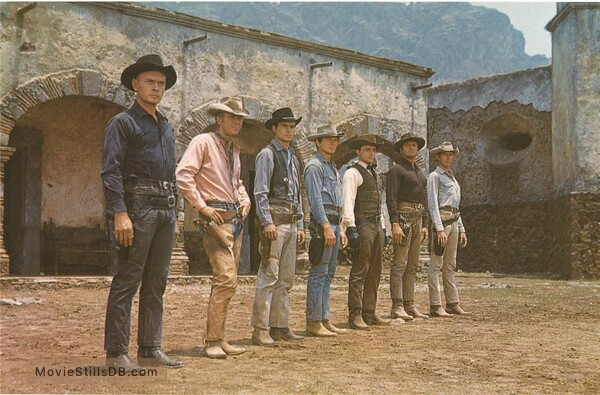 The Magnificent Seven - Publicity still of Steve McQueen & Charles Bronson