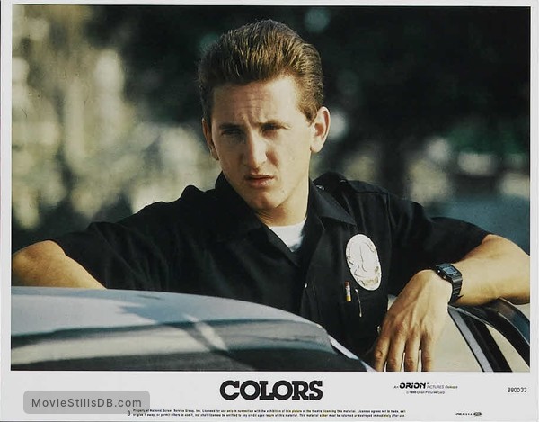 Colors - Lobby card with Sean Penn
