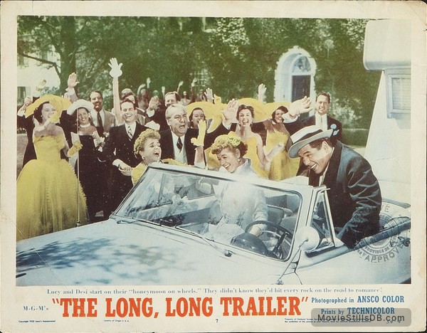 The Long, Long Trailer - Lobby card with Lucille Ball & Desi Arnaz