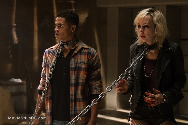 Jigsaw - Publicity still of Mandela Van Peebles & Brittany Allen
