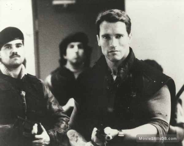 The Running Man - Publicity still of Arnold Schwarzenegger