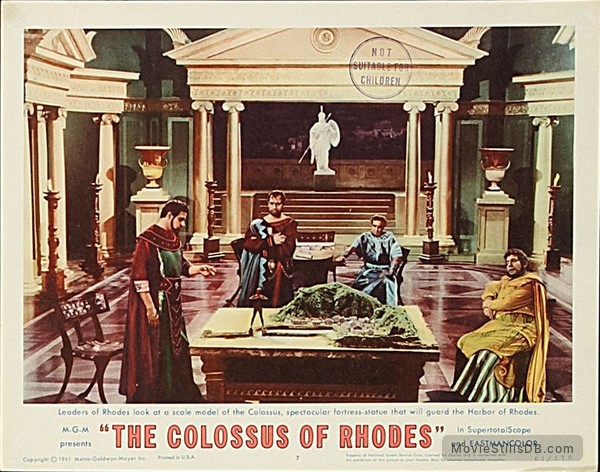 Il colosso di Rodi - Lobby card