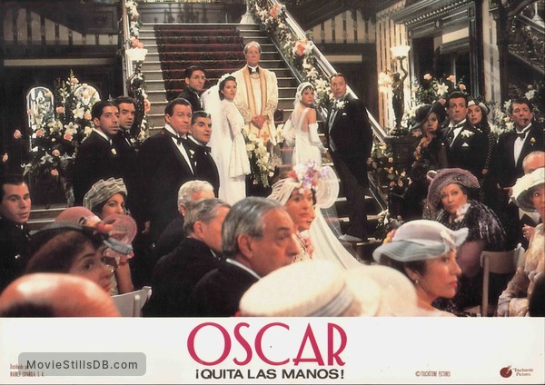 Oscar - Lobby card with Sylvester Stallone & Ornella Muti