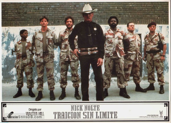 Extreme Prejudice - Lobby card with Nick Nolte & Michael Ironside